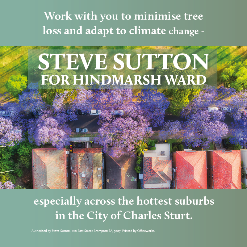 Steve Sutton for the Hindmarsh Ward
